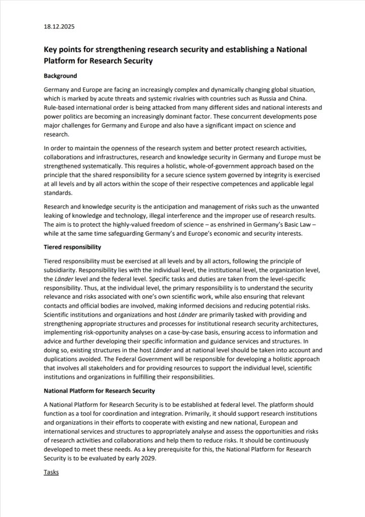 External resources - Safeguarding Science